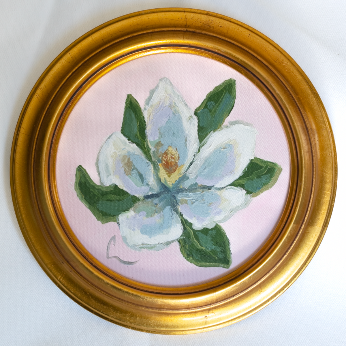 Magnolia Bud II 8x8 (Comes Framed) – Jordan Connelly Studio