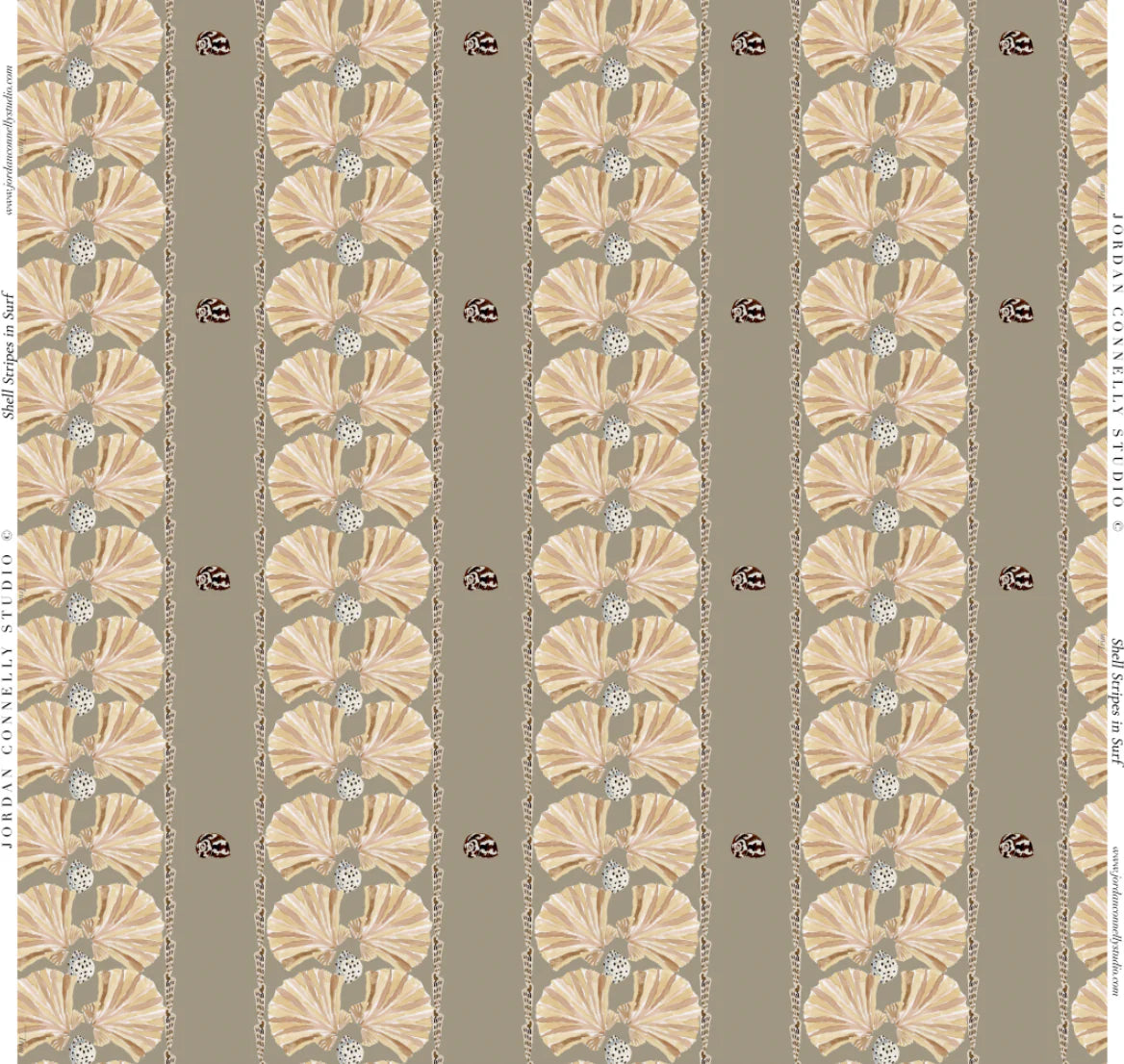 Shell Stripe in Surf- Fabric – Jordan Connelly Studio