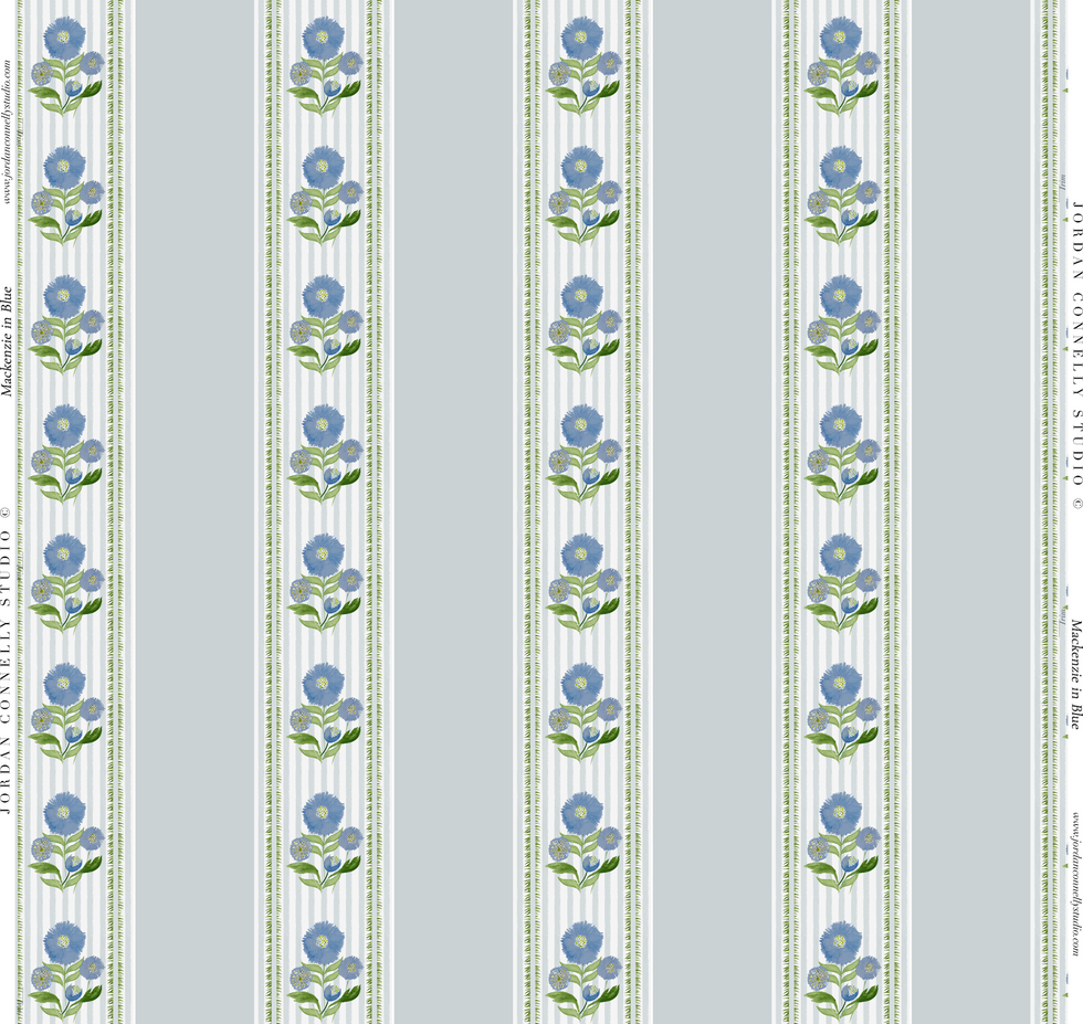 Mackenzie in Blue Wallpaper – Jordan Connelly Studio