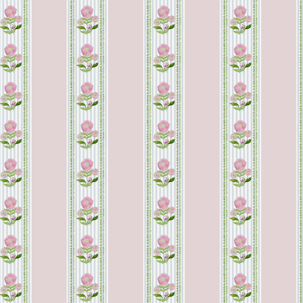 Mackenzie in Blush Wallpaper – Jordan Connelly Studio