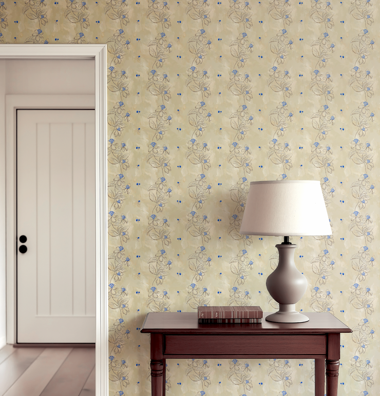 French Parchment Paper in Parchment Wallpaper – Jordan Connelly Studio