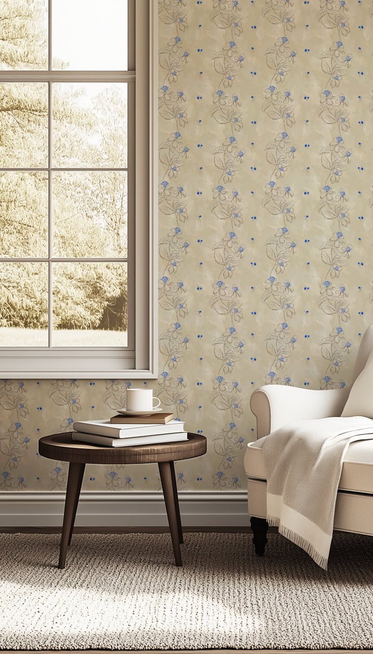 French Parchment Paper in Parchment Wallpaper – Jordan Connelly Studio