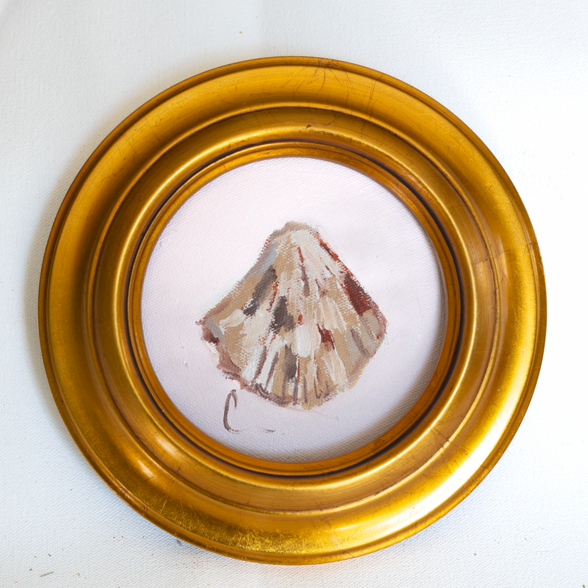 Shell IV 5x5 (Comes Framed) – Jordan Connelly Studio