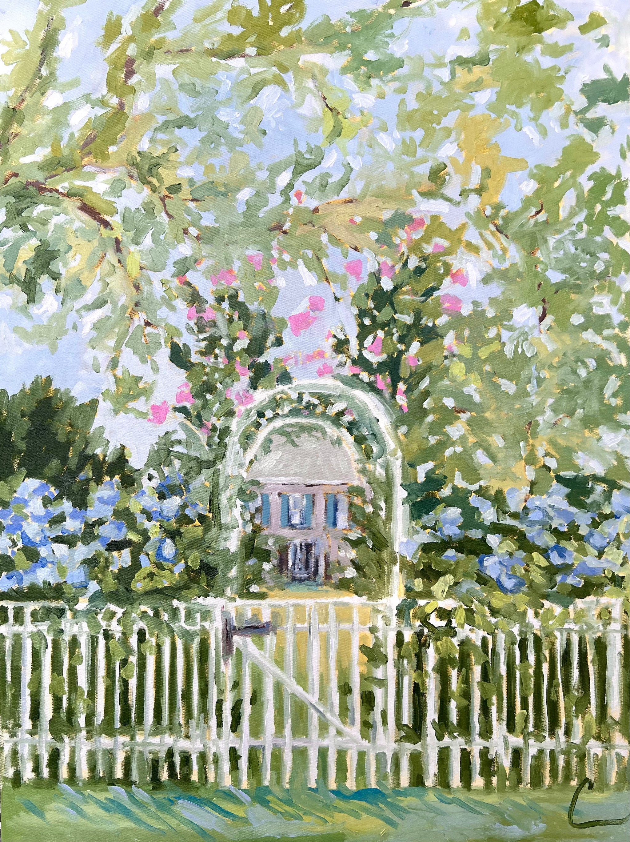 Nantucket in Bloom- 30x40 – Jordan Connelly Studio