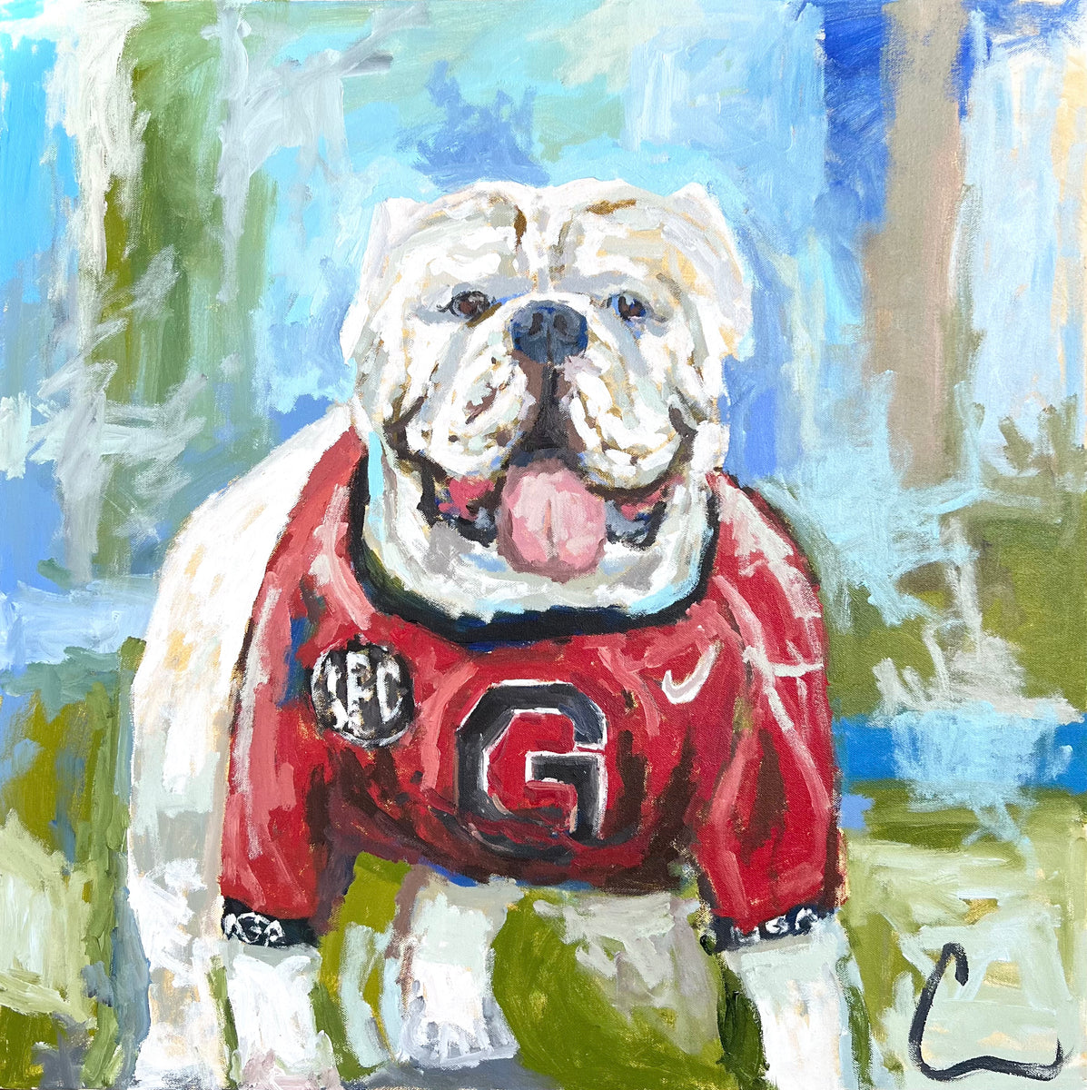 Happy Boy- 30x30 – Jordan Connelly Studio